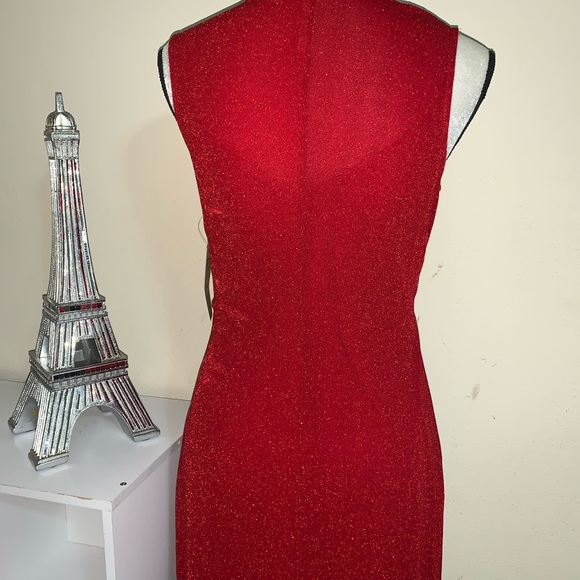 PerSeption Concept | Dresses | Nwt Perseption Concept Glitter Red Dress ...